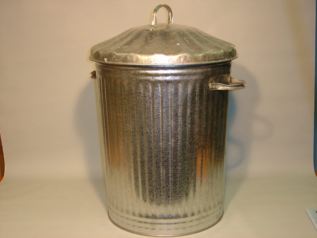 Galvanised Dustbin - Rowan UK : Rowan UK