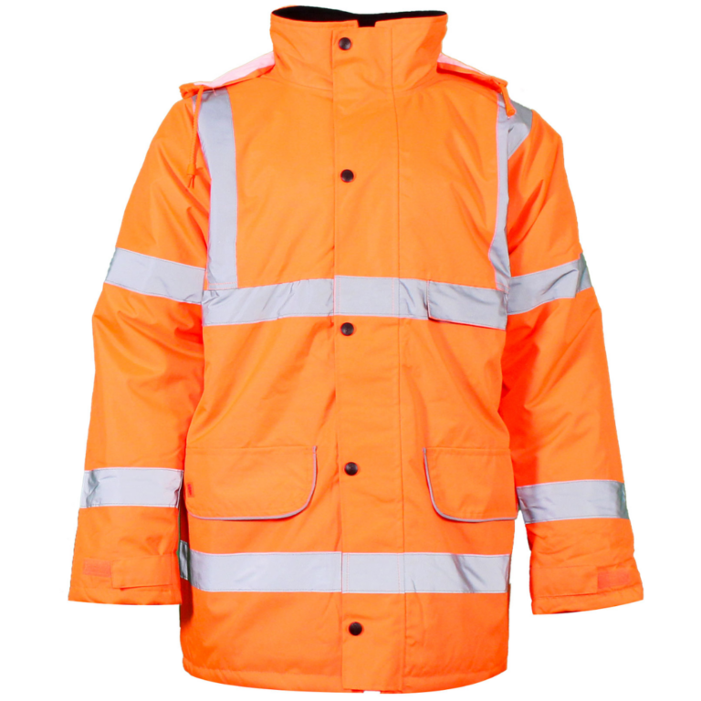 Warrior Orange Fleece-Lined Traffic Jacket - Rowan UK : Rowan UK